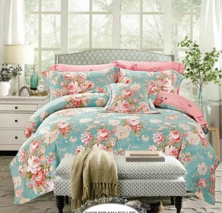 Pure cotton quilt cover - Ultra soft duvet set - Printed bedding essentials